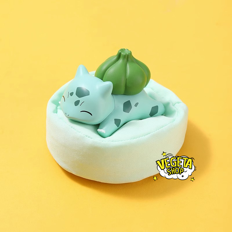 Mô hình Pokemon ngủ - Pikachu Bulbasaur Snorlax Jirachi Eevee Igglybuff ...