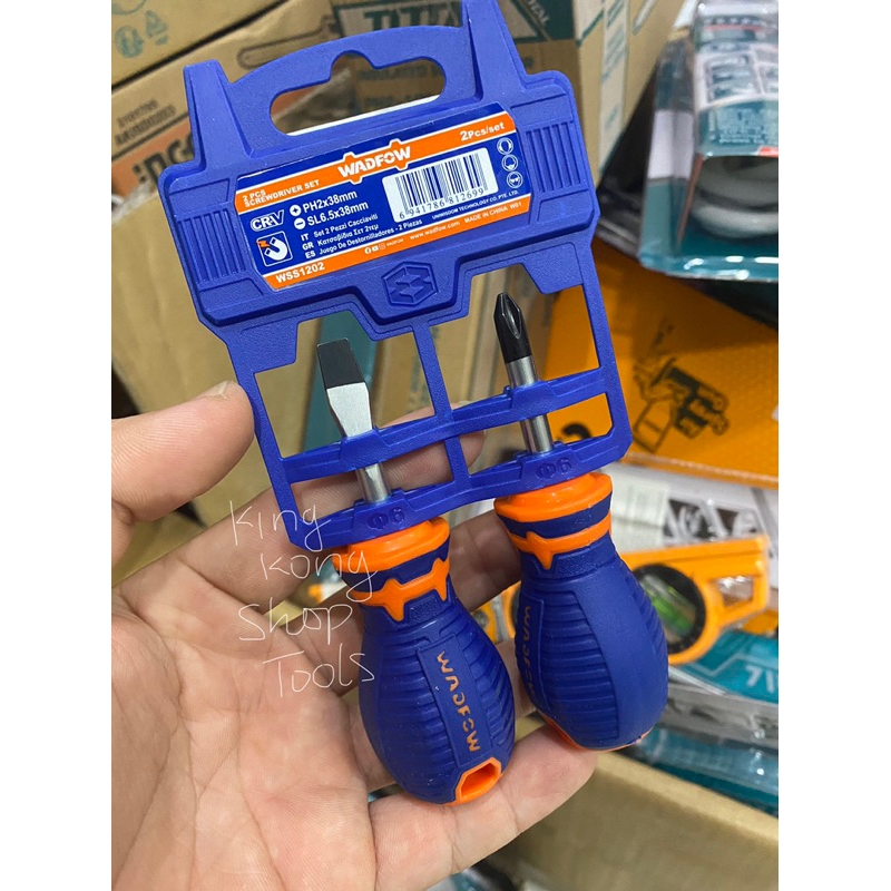 Bộ 2 tua vít mini bake và dẹp thép Cr-V WADFOW WSS1202 | Shopee Việt Nam