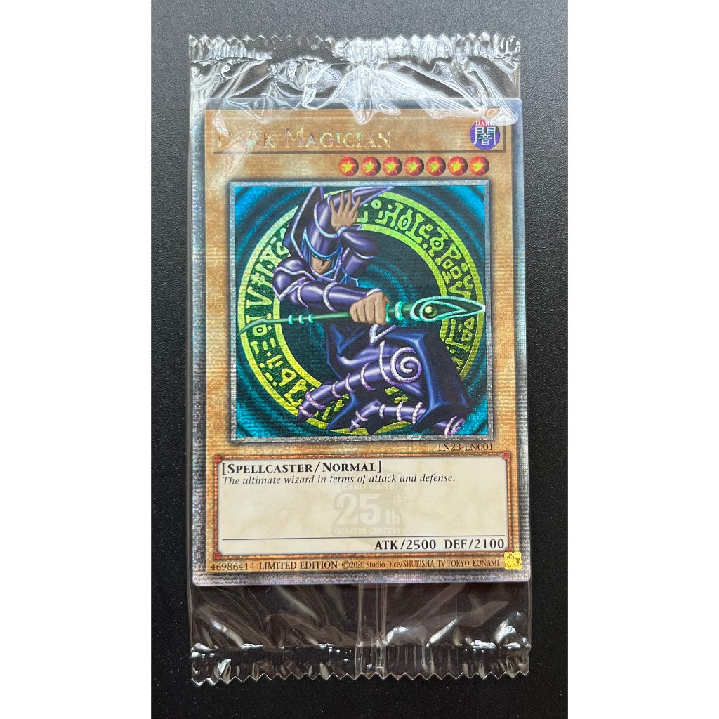 YMS - [Thẻ bài Yugioh] - [TCG-UK] - TN23-EN001 - Dark Magician - Quarter Century Rare | Shopee ...