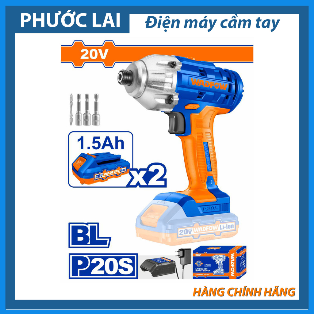 Máy siết vít dùng Lithium-ion 20V (Chính Hãng) WADFOW WCD2512 | Shopee Việt Nam