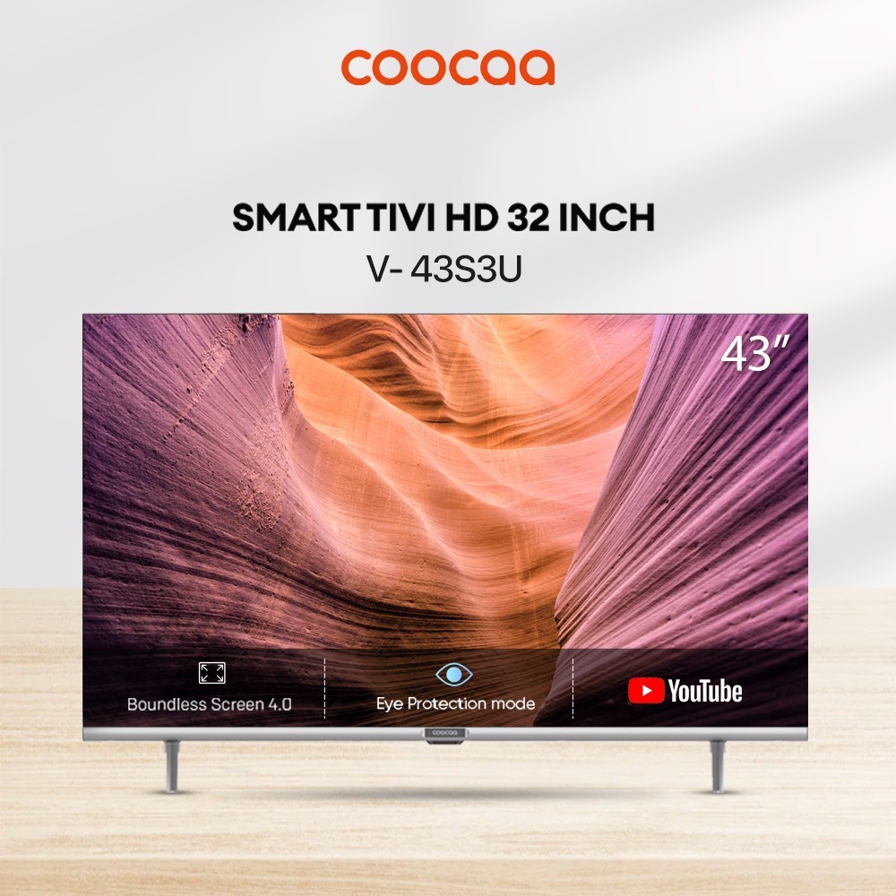 Smart Tivi Coocaa FHD 43 inch Wifi 43S3U - Showroom Tivi TPHCM | Shopee ...