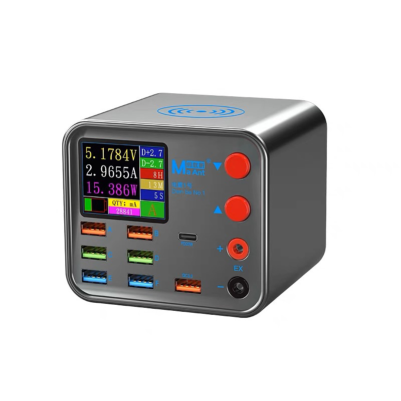 Bộ sạc nhanh 8 cổng + sạc nhanh ko dây+ cấp nguồn Maant | Shopee Việt Nam