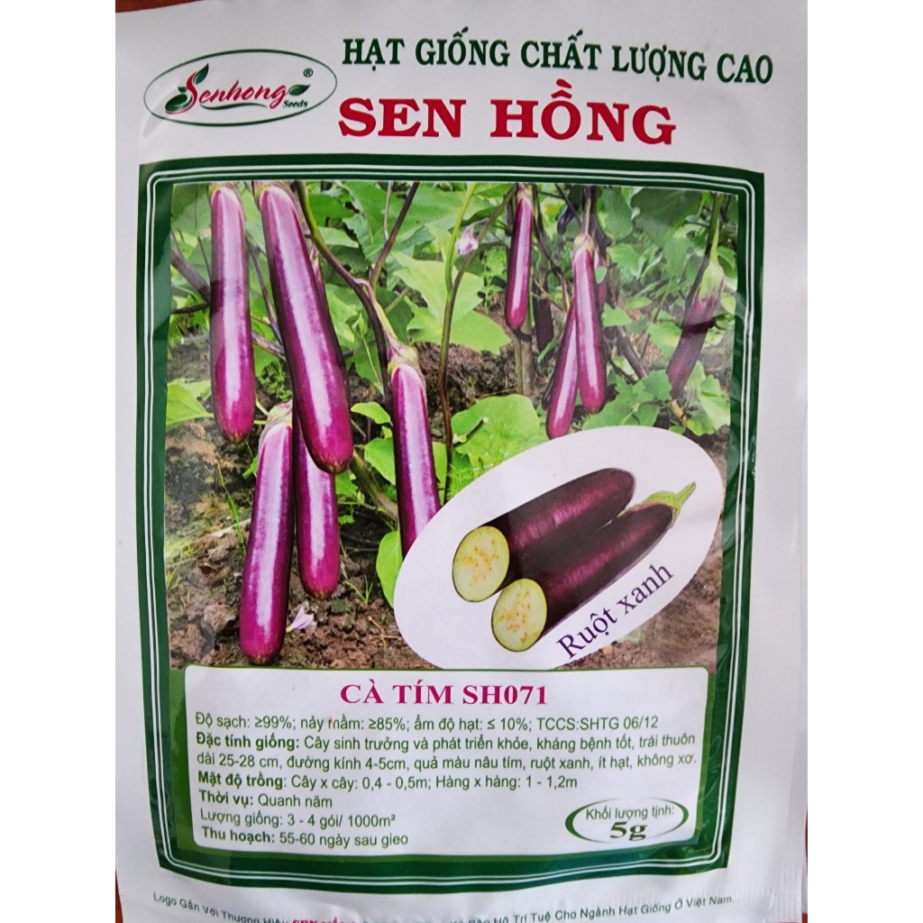 Hạt Giống Cà Tím Sen Hồng SH071 (Gói 5G) | Shopee Việt Nam