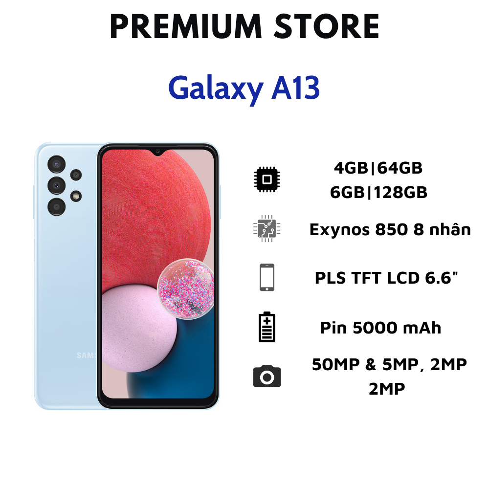 Điện Thoại Samsung Galaxy A13 64GB | 128GB | Shopee Việt Nam