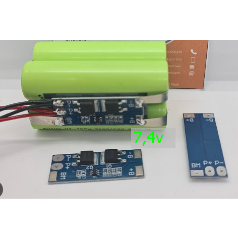Khối pin 2S 7.4V 8000mAH - 20A 7.4V Cạn - 8.4V đầy đóng từ 4 cell pin ...