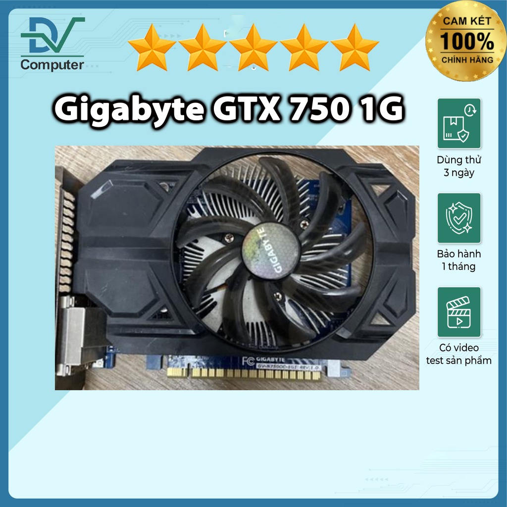 GTX 750 -1G 2G DDR5 đủ các hãng(gigabyte,MSI,ASUS,INNO3D,PALIT,ZOTAC ...
