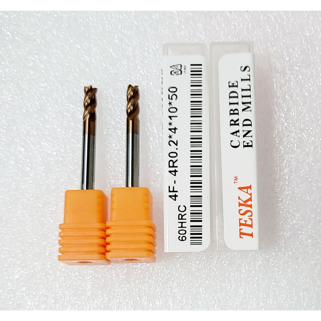 Dao phay ngón góc bo tròn hợp kim 60HRC TESKA - Đài Loan. | Shopee Việt Nam