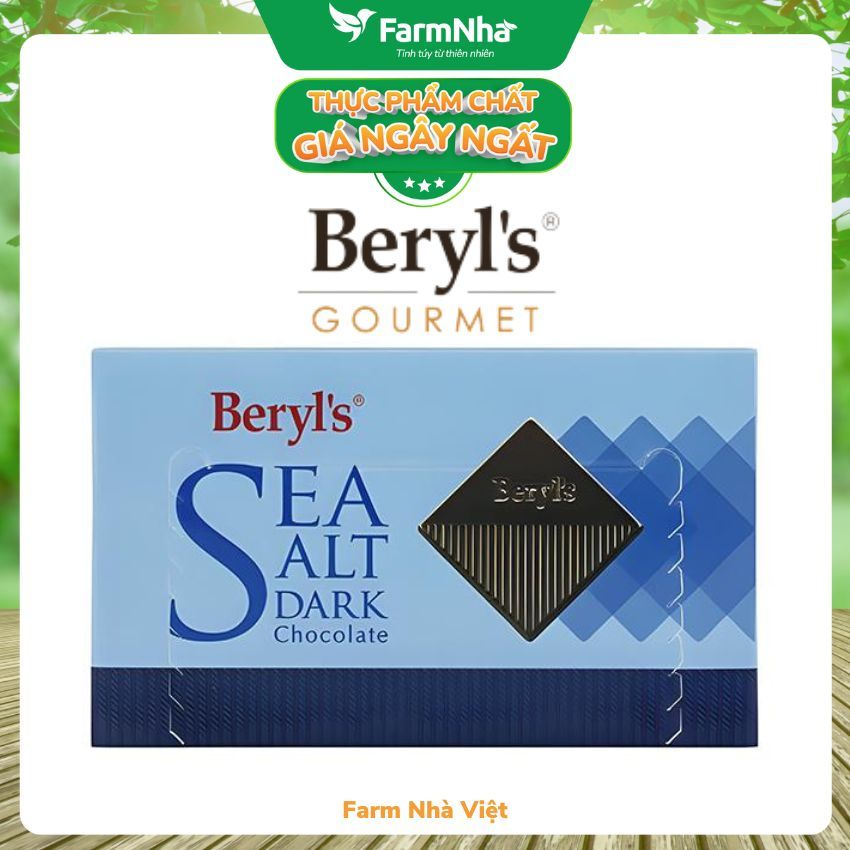 Socola Beryls 60g Dark Chocolate Sea Salt - Hương vị độc đáo hấp dẫn từ ...