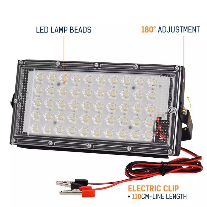 Đèn Led Pha 50W DC 12V IP66 Sáng Trắng | Shopee Việt Nam