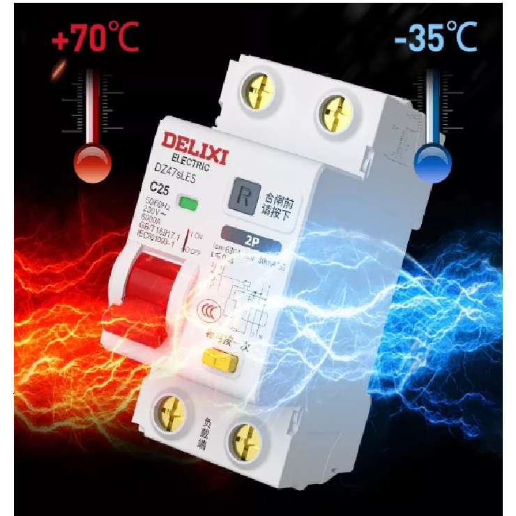 Aptomat Chống Giật Chính Hãng Cao Cấp DELEXI -Chống giật chống rò rỉ DELIXI 20A, , 40A, 63A ...