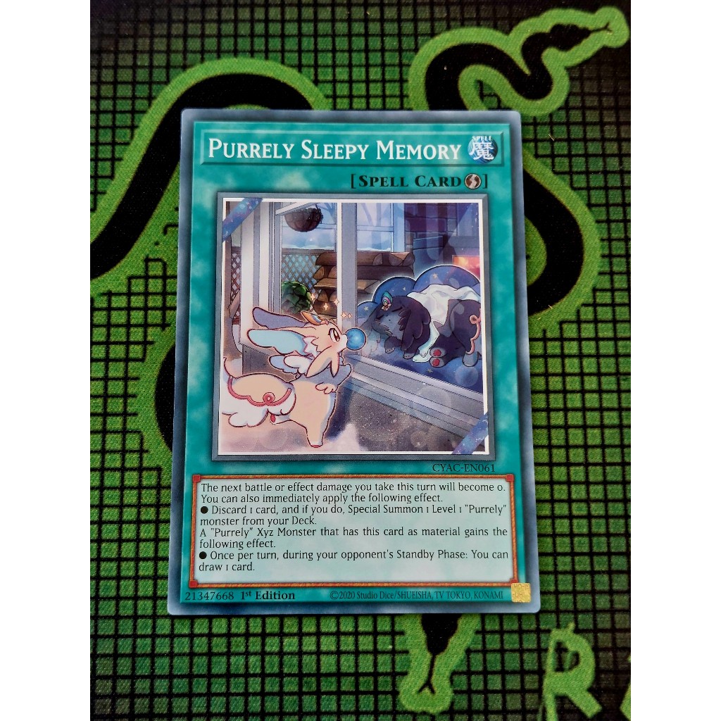 [ Đỗ Lạc Shop ] Thẻ Bài Yugioh Spell Purrely Sleepy Memory - CYAC-EN061 ...