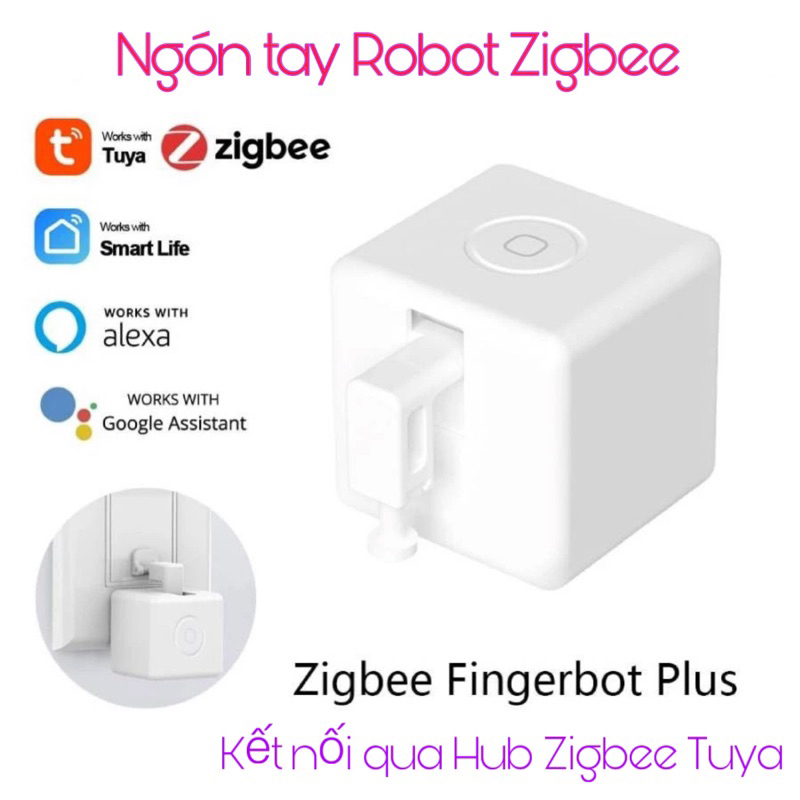 Robot SwitchBot thông minh Tuya kết nối thông qua Hub Tuya Bluetooth ...