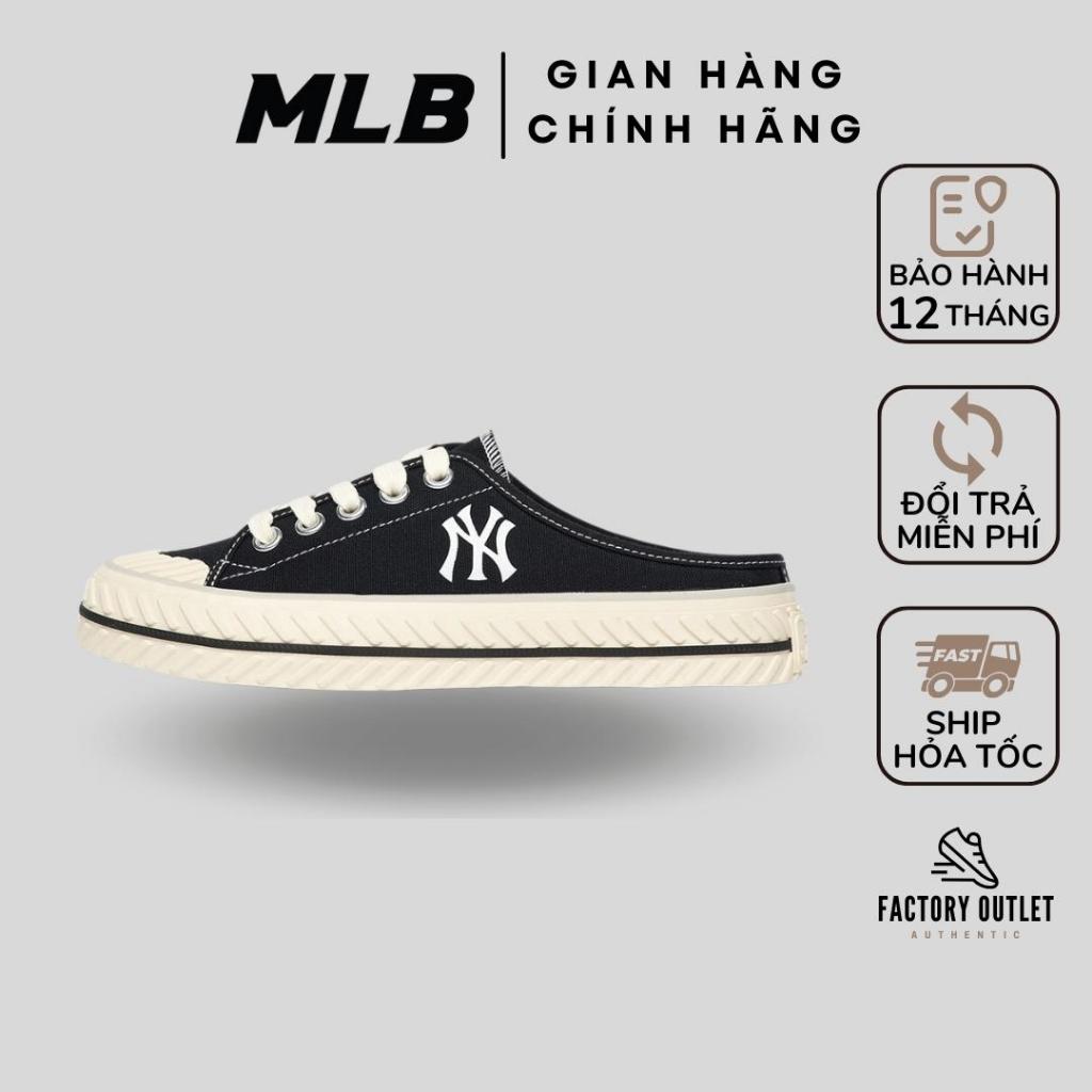 [CHÍNH HÃNG] Giày MLB Mule Playball Origin New York Yankees Black, Mule ...