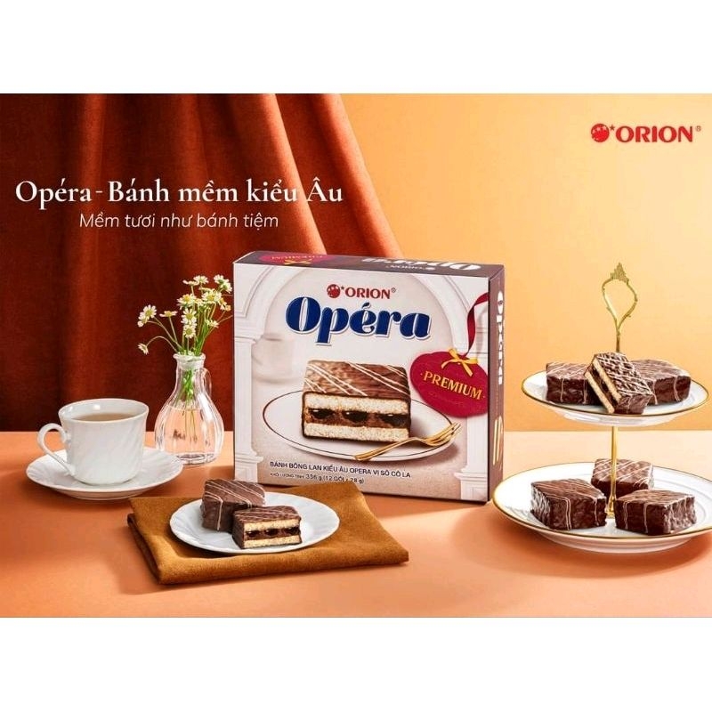 Bánh Mềm Opera Orion Vị Socola phân tầng OPÉRA - BÁNH MỀM KIỂU ÂU, MỀM ...