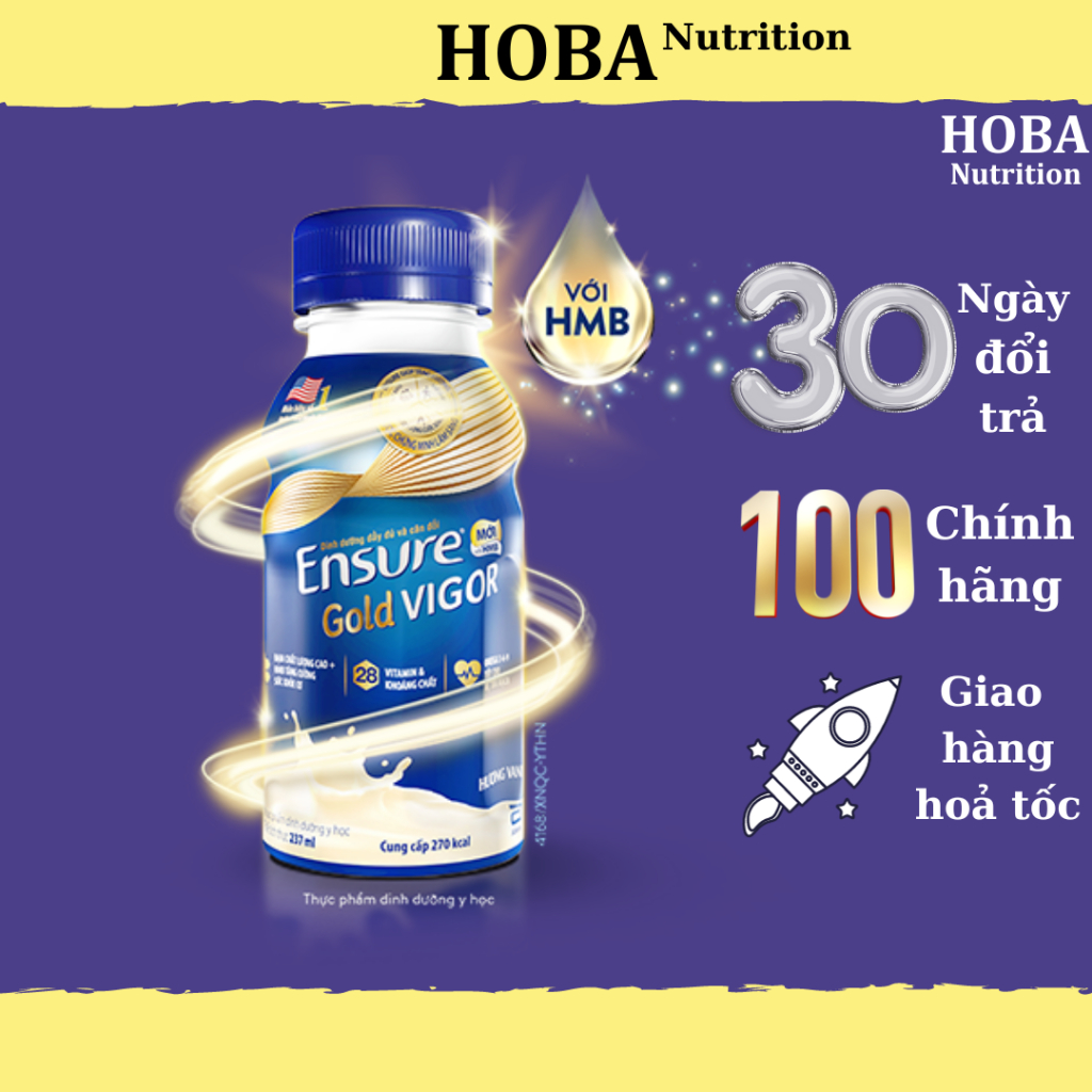 Ensure gold nước Vigor, Oringinal HMB 237ml - Hàng chính hãng - Date mới | Shopee Việt Nam