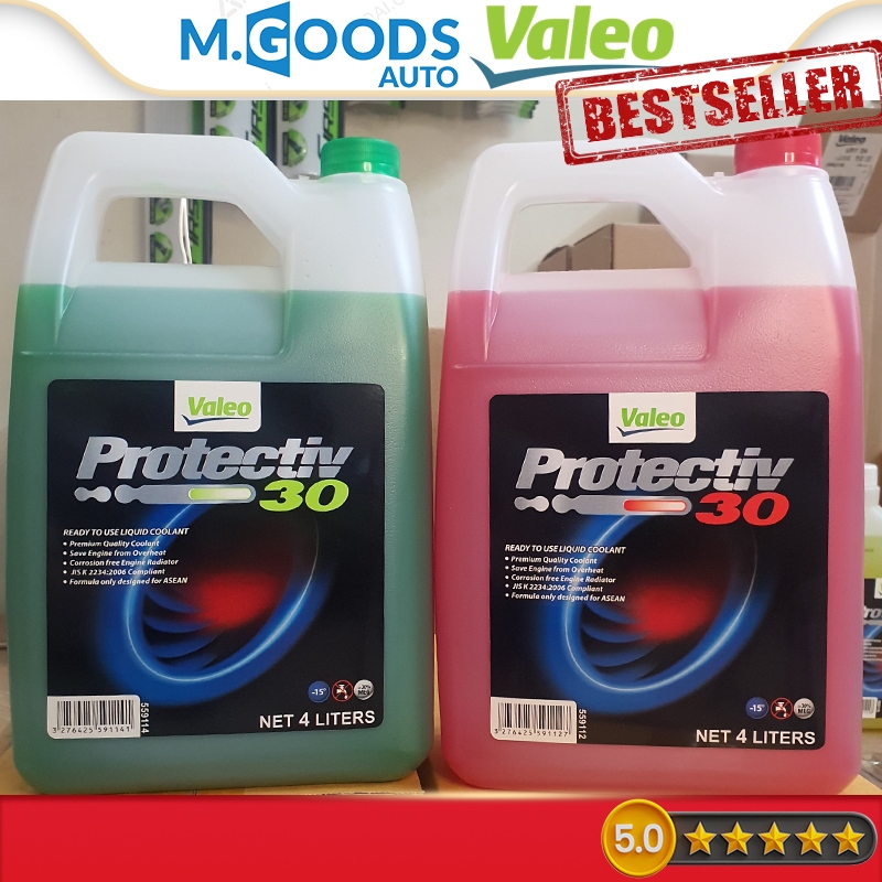 Nước làm mát động cơ Valeo Protectiv30 cho 30% glycol can 4 lít nhiệt ...