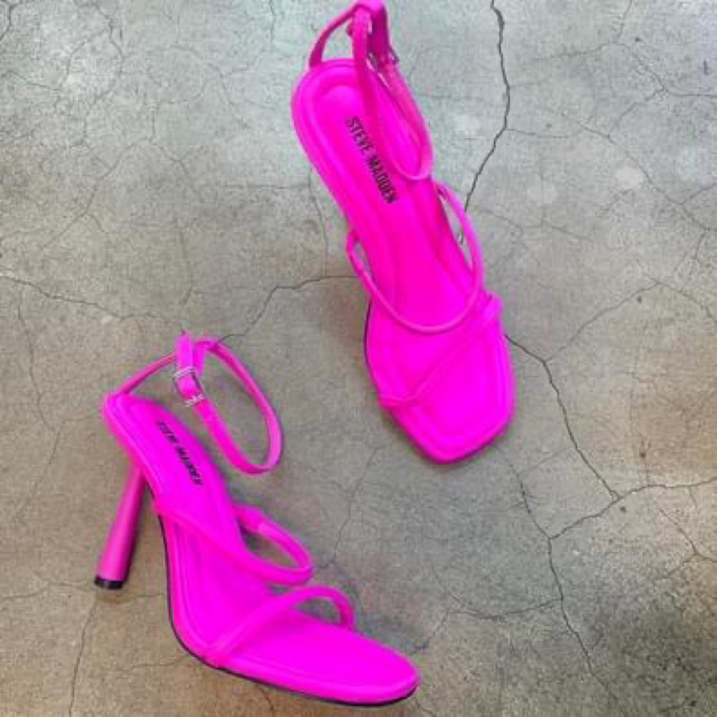 Sandal hồng neon Steve Madden | Shopee Việt Nam