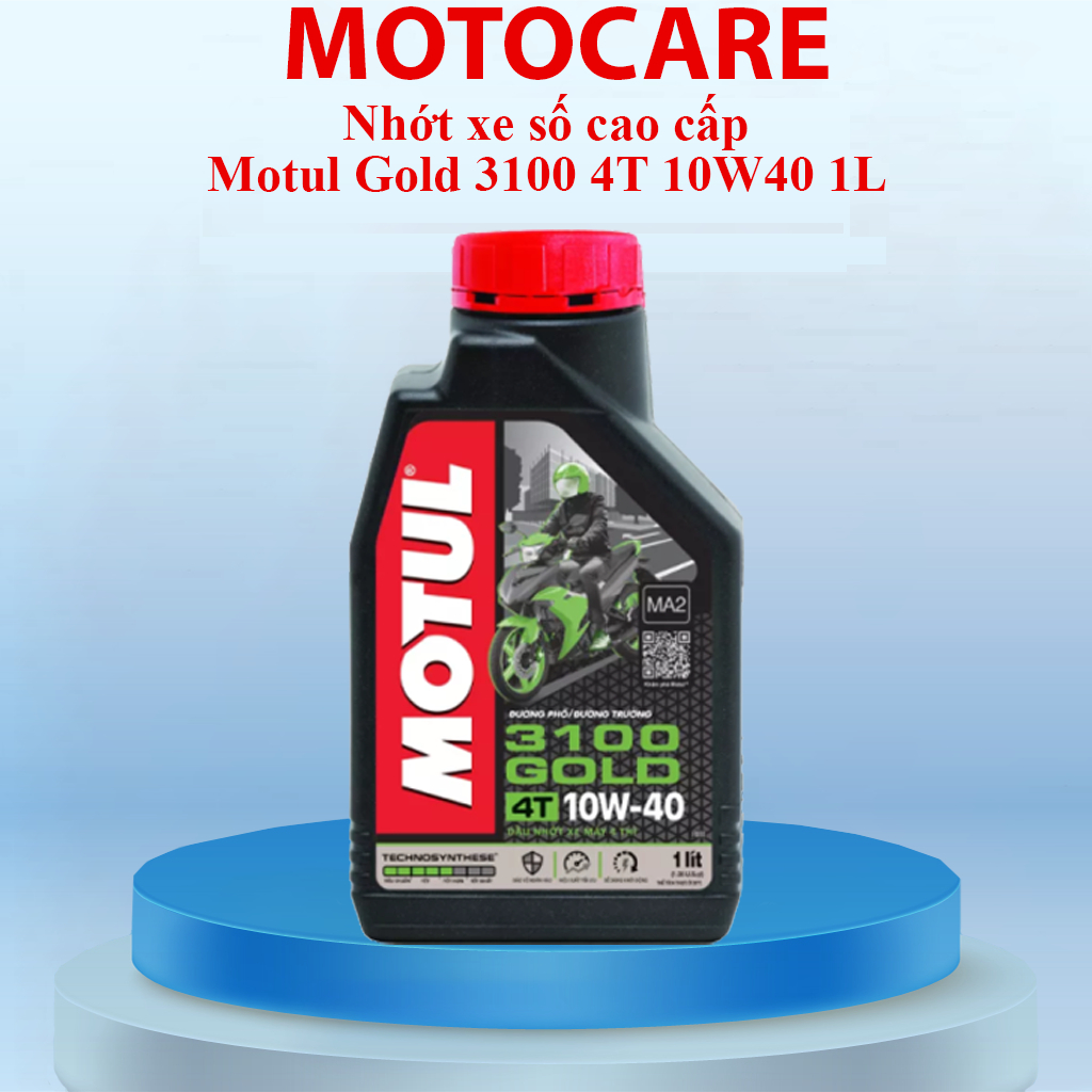 Dầu nhớt xe số MOTUL 3100 GOLD 4T 10W40 SM/SL MA2 1L | Shopee Việt Nam
