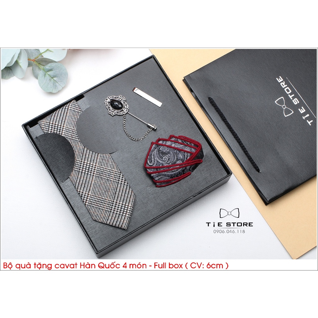 [ CAVAT NAM CAO CẤP ] BỘ SET 4 PHỤ KIỆN CÀ VẠT - BỘ QUÀ TẶNG | Shopee ...
