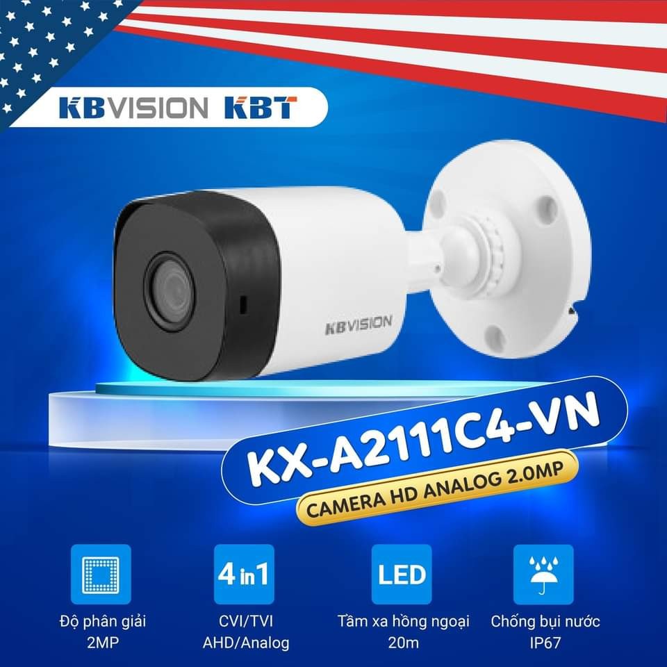 Camera KBVISION FULL HD KX-A2111C4-VN CHÍNH HÃNG | Shopee Việt Nam