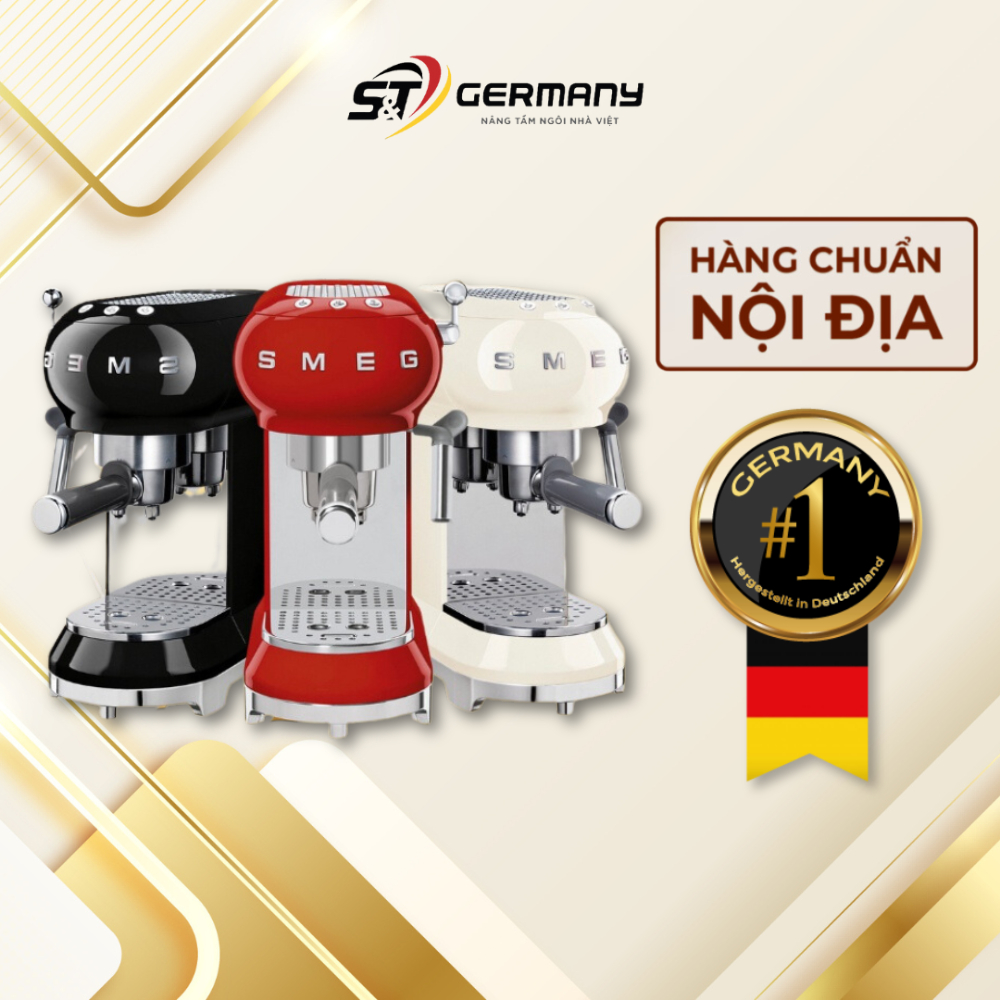 Máy Pha Cà Phê Nội Địa Đức SMEG ECF01 Chất Lượng Cao Phù Hợp Khi Sử Dụng Tại Gia Đình Hoặc Văn ...