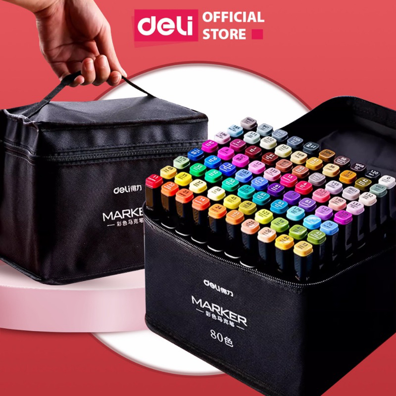 Hộp 48 Bút Màu Marker Touch Hộp Màu Chuyên Nghiệp Hoạ Cụ Tô Màu Dạ Vẽ ...