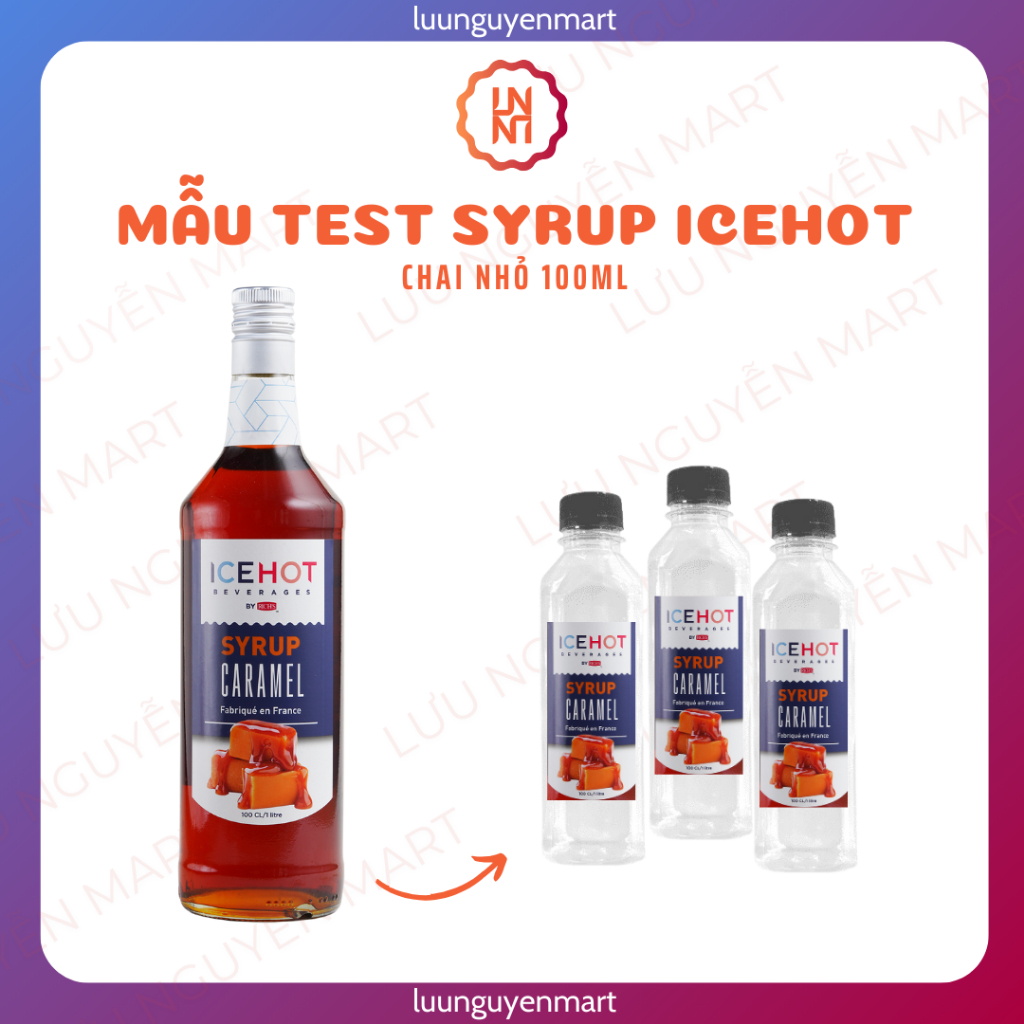 Mẫu thử mẫu test Syrup Ice Hot - Chai 100ml | Shopee Việt Nam