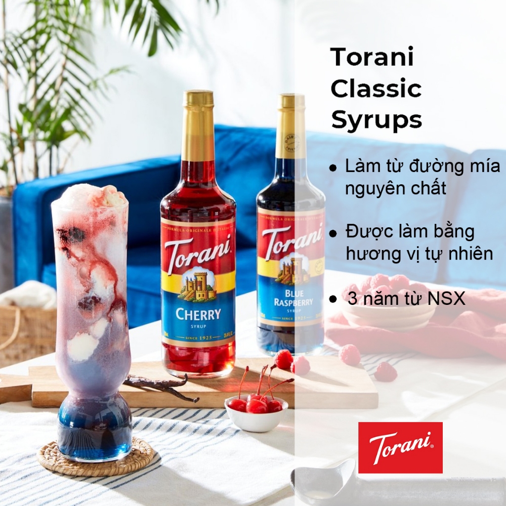 Torani Classic Siro Dâu Tây - Cherry | Pha Trà Sữa, Soda & Mocktail ...