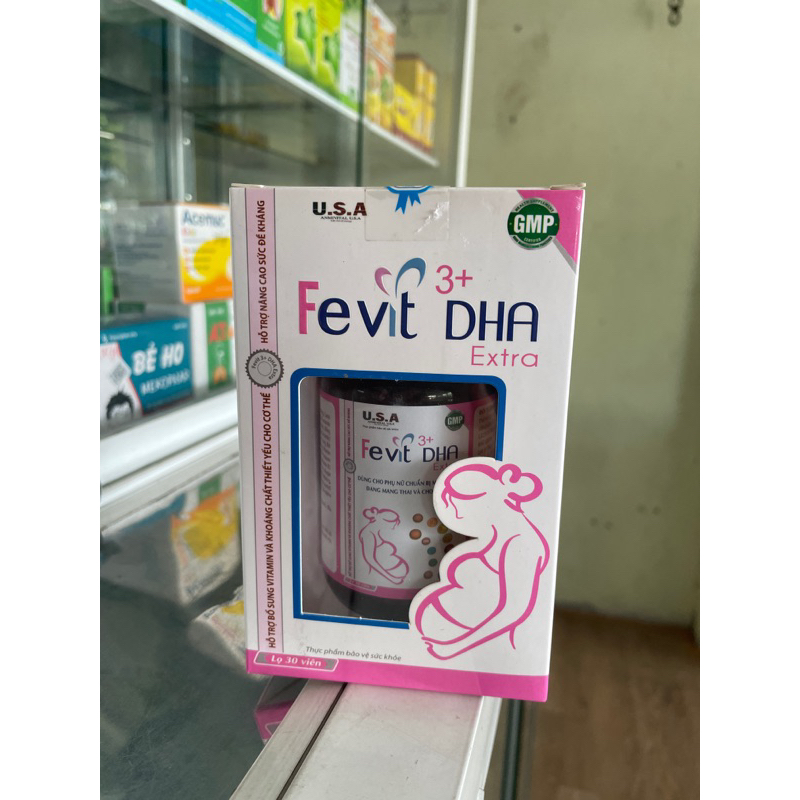 Fevit DHA- Hỗ trợ bổ sung DHA, EPA, vitamin và khoáng chất chi cơ thể ...