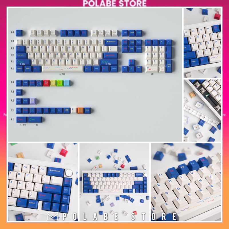 Keycap DaYe Retrocast Cherry profile ABS 2shot bàn phím cơ Polabe Store ...