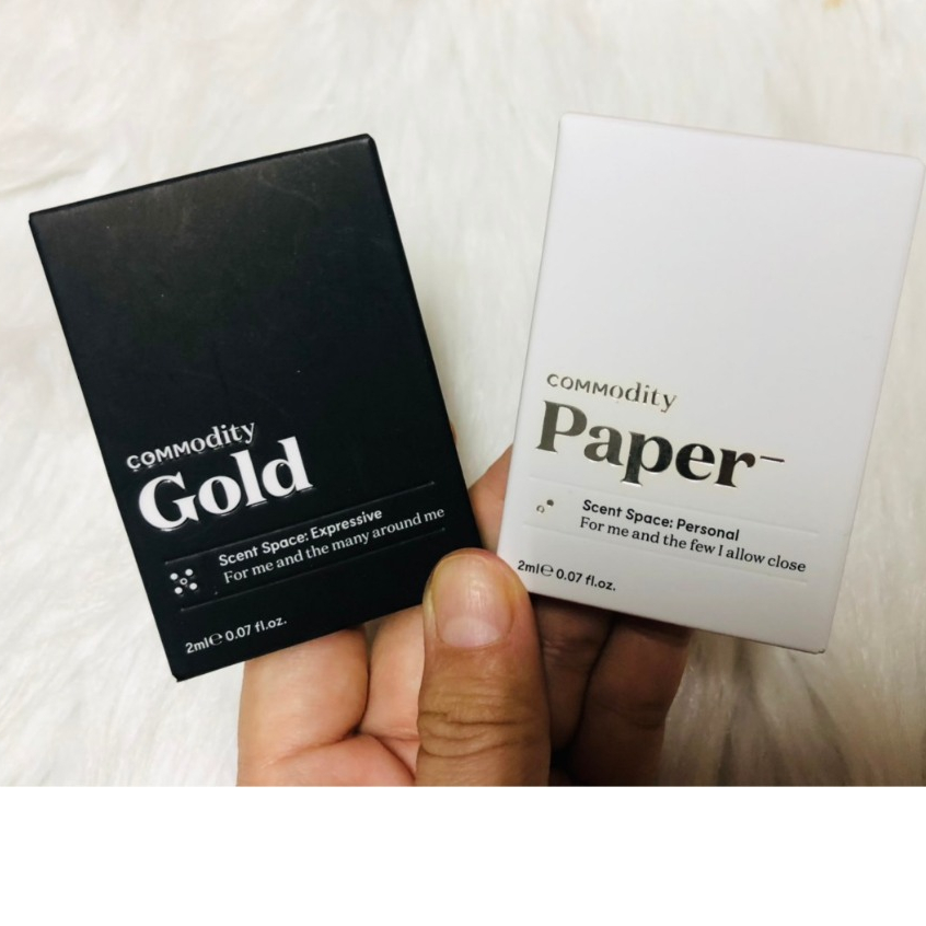 [CÓ BILL US] Sample Vial mẫu thử nước hoa chính hãng Commodity Paper Gold 2ml | Shopee Việt Nam