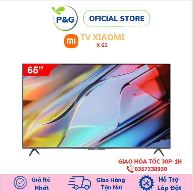 Tivi Xiaomi Redmi 65 Inch Model X65 2022 siêu nét, (hàng nội địa)- Bảo ...
