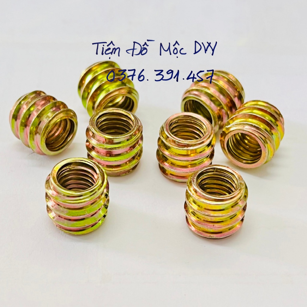 Ốc Cấy Sò Cấy Gỗ M8x12, Đường Kính Lỗ Ren 8mm, Dài 12mm, Loại Không ...