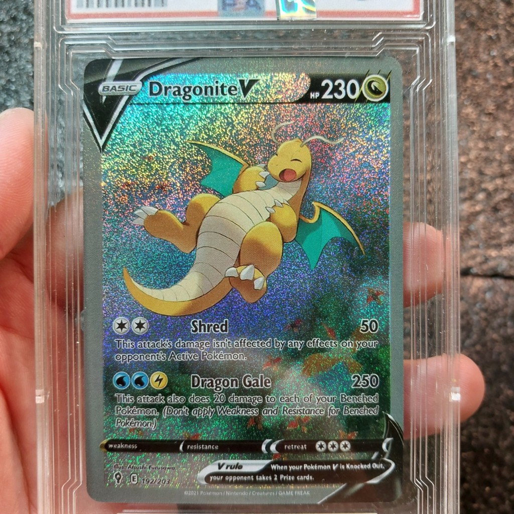 [LIM SSR V]Thẻ Pokemon TCG Dragonite V Evolving Skies 192 203 rồng 3 hệ 1459 d37 50 | Shopee ...
