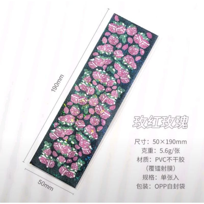 Sticker Hoa Hồng Lấp Lánh Decor Lẻ | Shopee Việt Nam