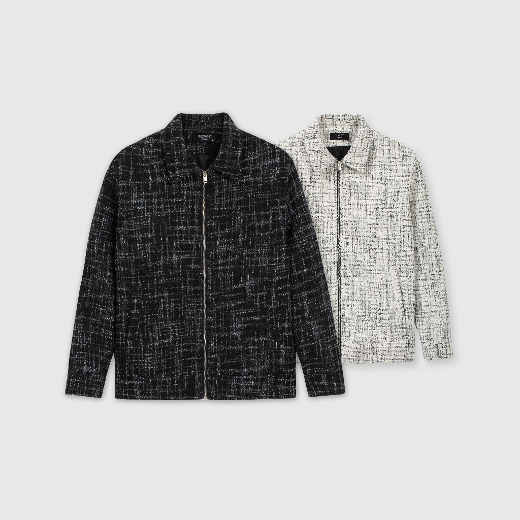 Áo khoác dạ ROWAY chất liệu dạ tweed cao cấp | Dạ khóa phẩy | Shopee ...