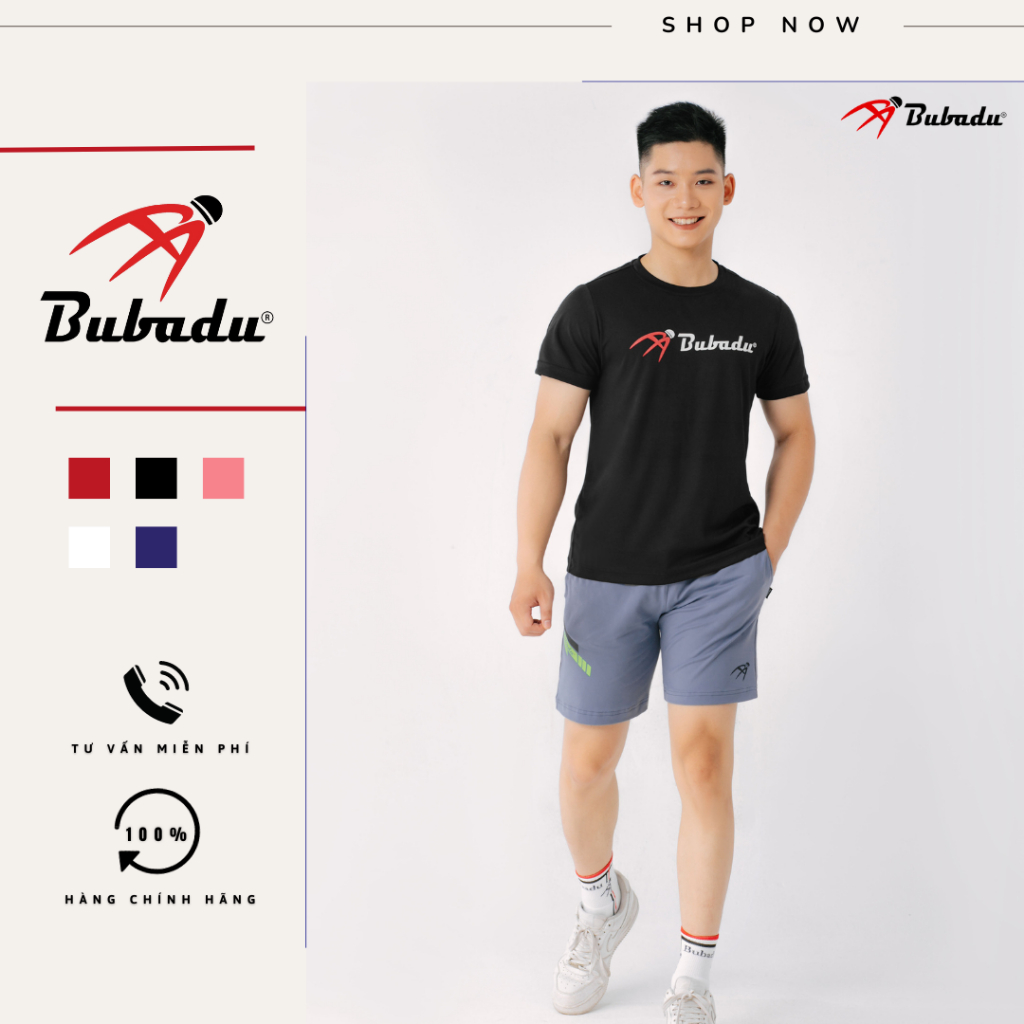 [CHÍNH HÃNG BUBADU] ÁO CẦU LÔNG TRAINING COOL ĐEN BUBADU CHÍNH HÃNG ...