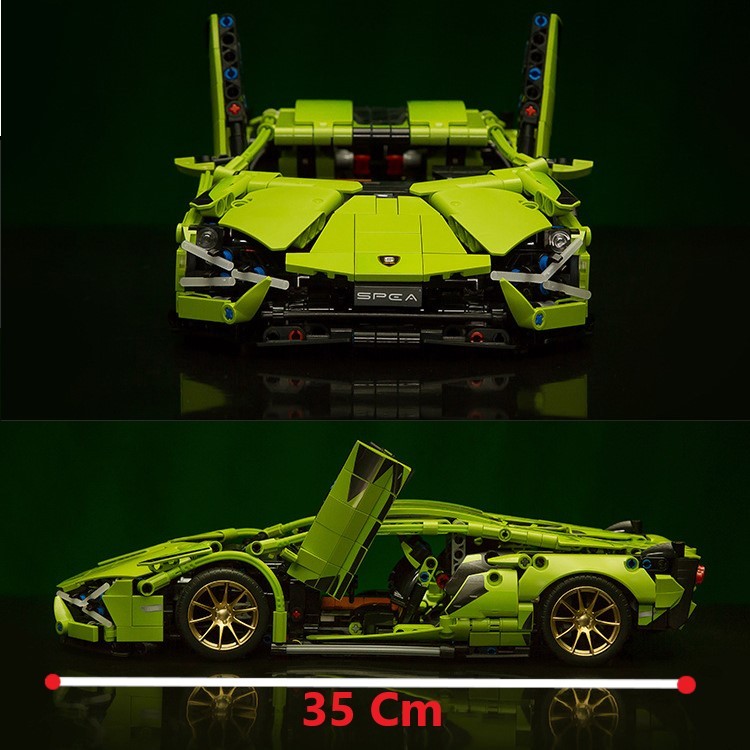 1148 CT - Size 35cm - 1:14 - Lắp Ghép Xếp Hình Mô Hình Xe Oto Lambo V12 ...