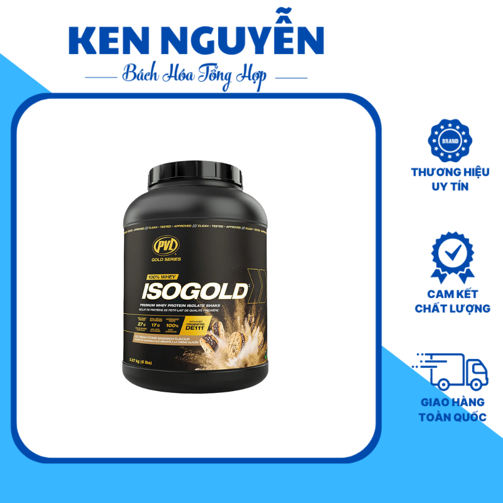 Hỗ trợ tăng cơ bắp PVL Iso Gold Whey Protein With Probiotic PVL ISO ...