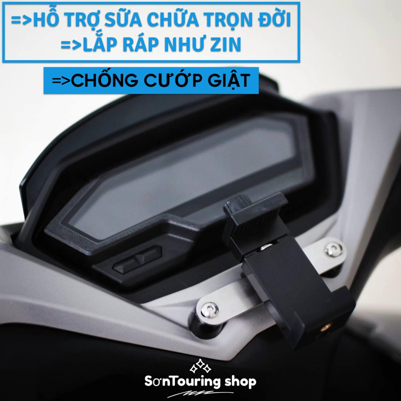 Giá đỡ điện thoại xe máy Stouring xoay 360 độ v4-Gắn như zin cho winner ...