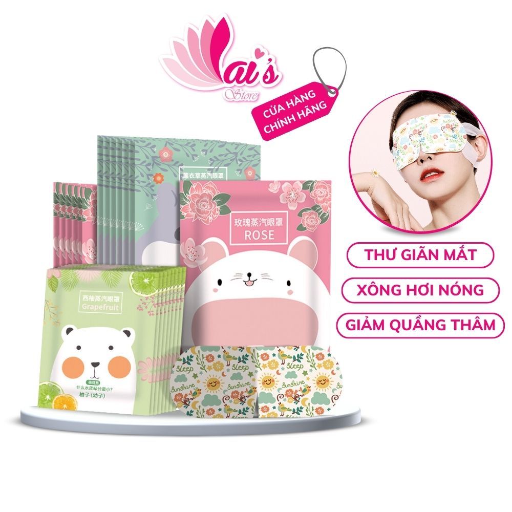 Mặt Nạ Mắt Nóng PISSA Xông Hơi Nước Cho Mắt Steam Eye Mask Giảm Mỏi Mắt ...