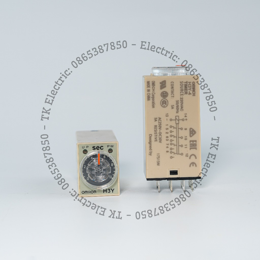 [ComBo] Relay Thời Gian Timer Omron H3Y-4 H3Y-2 8P 14P 24V 220v ...
