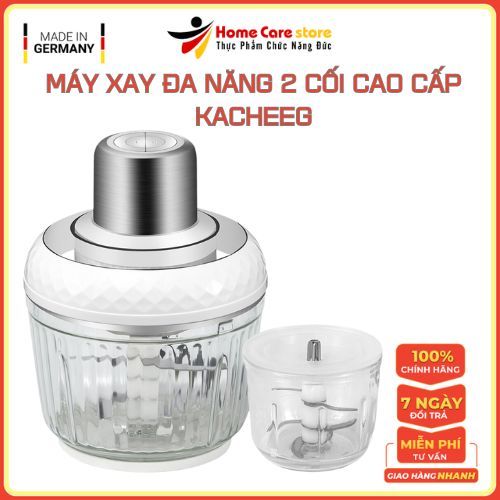 Máy xay đa năng 2 cối KACHEEG cao cấp, 2 cấp độ xay mạnh tự chọn phù ...