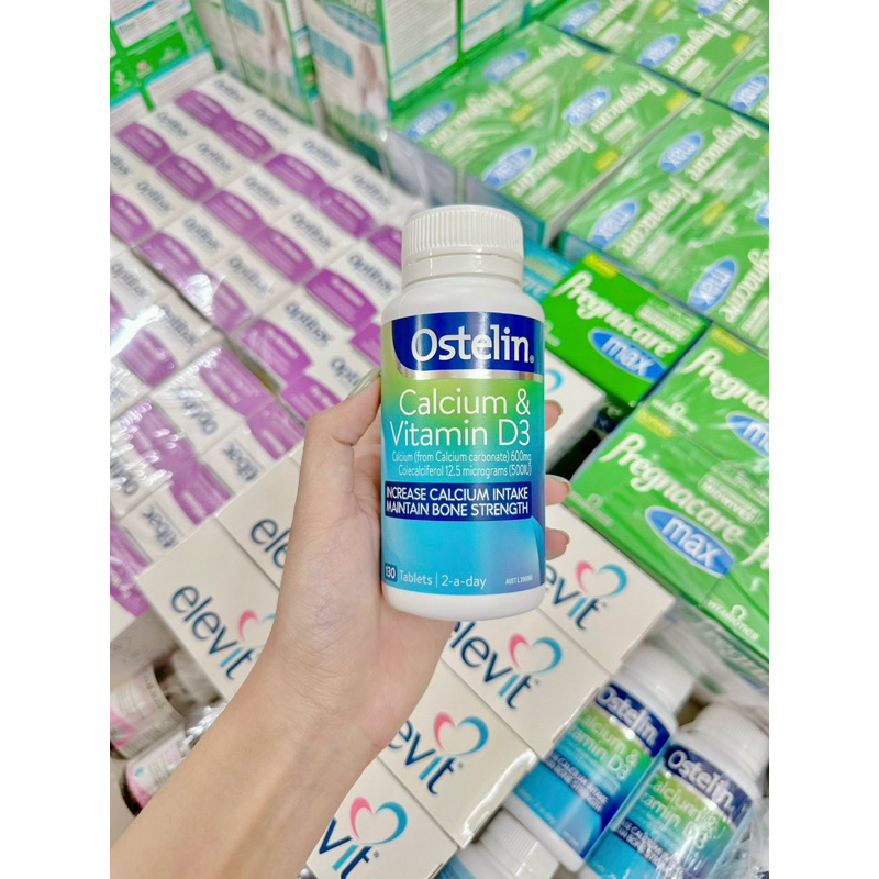 Canxi Ostelin Calcium & Vitamin D3 ( 130 viên ) | Shopee Việt Nam