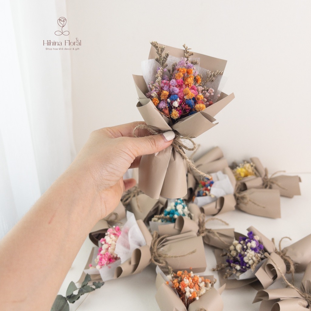 Bó Hoa Baby Mini Làm Quà Tặng, Đựng Hộp Quà Xinh Xắn | Shopee Việt Nam