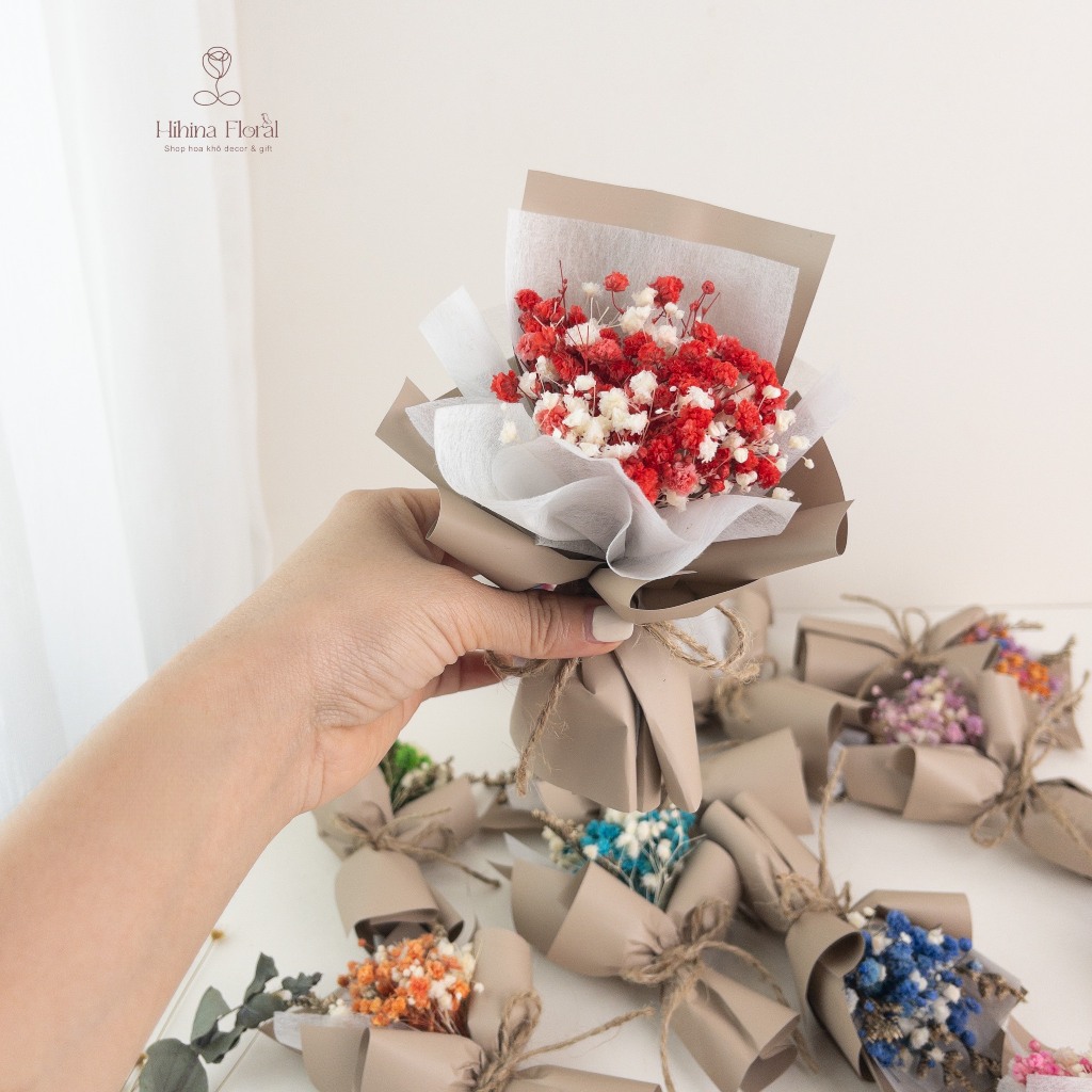 Bó Hoa Baby Mini Làm Quà Tặng, Đựng Hộp Quà Xinh Xắn | Shopee Việt Nam