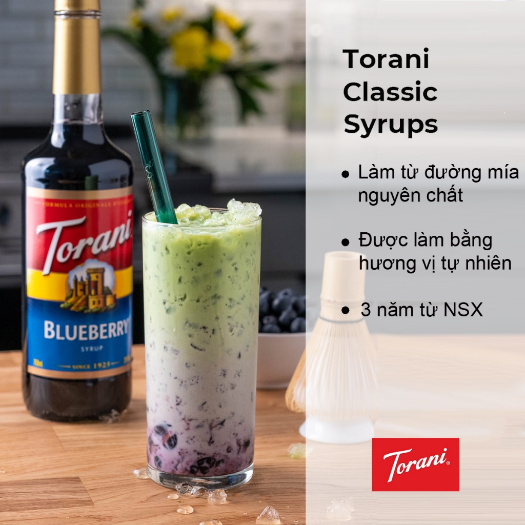Torani Classic Siro Việt Quất | Pha Trà, Nước Chanh & Cocktail | Shopee ...