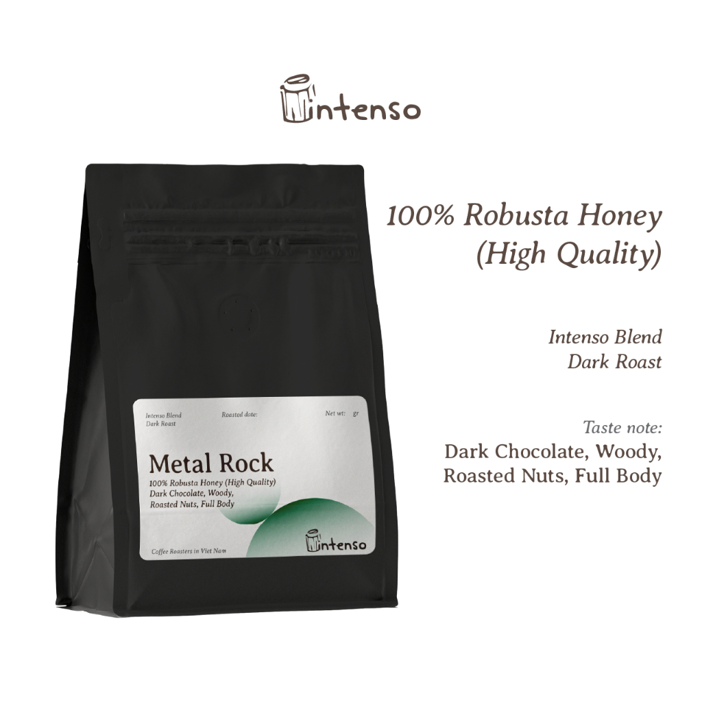 Cà Phê Nguyên Chất - Metal Rock (100% Robusta Honey - High Quality ...