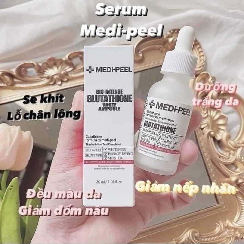 TINH CHẤT TRẮNG DA MEdi Peel Glutathione 600 White Ampoule Serum ...