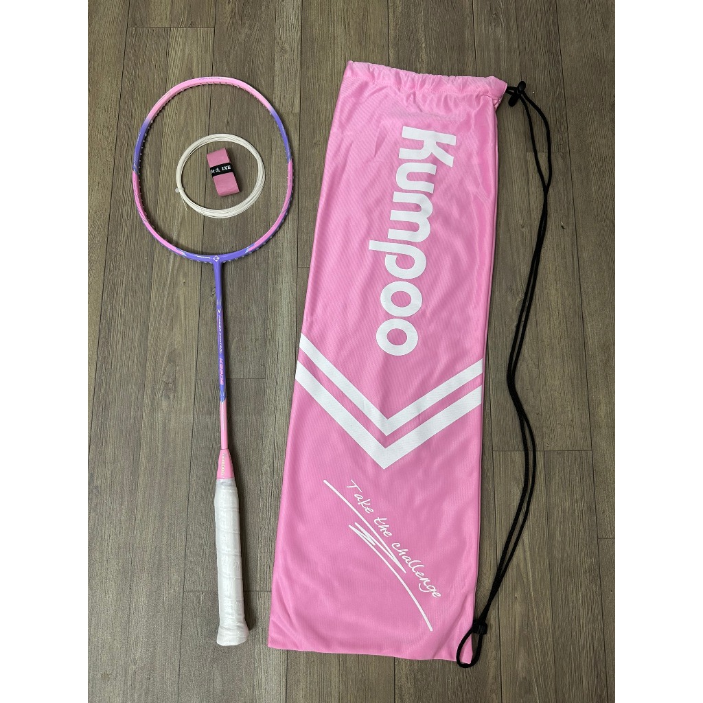 Vợt Kumpoo K520s hồng tím chính hãng có kèm căng cước | Shopee Việt Nam